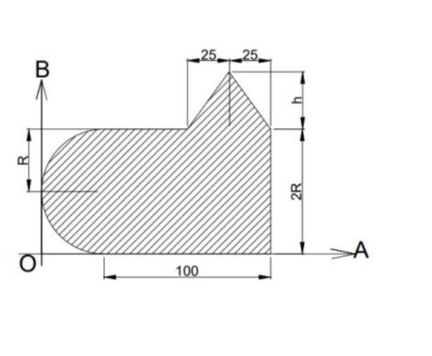 Solved A uniform lamina shown in Fig. consists of a | Chegg.com