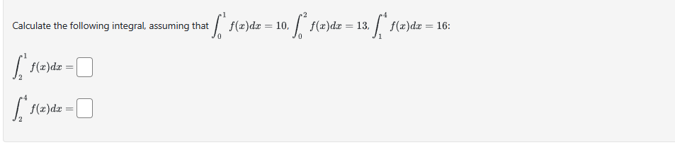 Solved Calculate the following integral, assuming that | Chegg.com