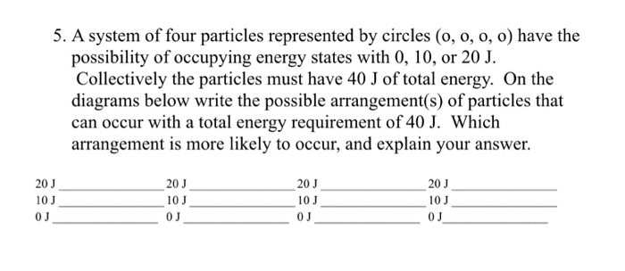 Solved A system of four particles represented by circles (0, | Chegg.com