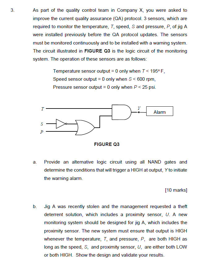 Solved 3. As part of the quality control team in Company X, | Chegg.com