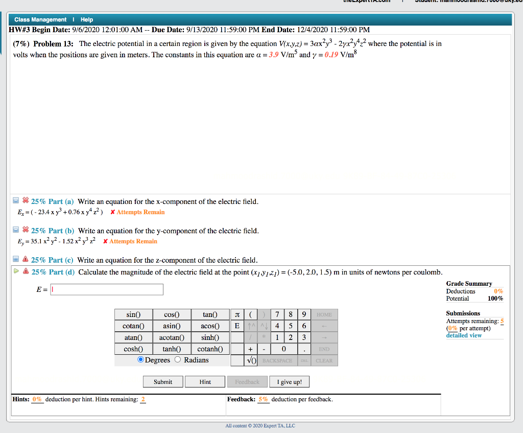 Solved Class Management | Help HW#3 Begin Date: 9/6/2020 | Chegg.com