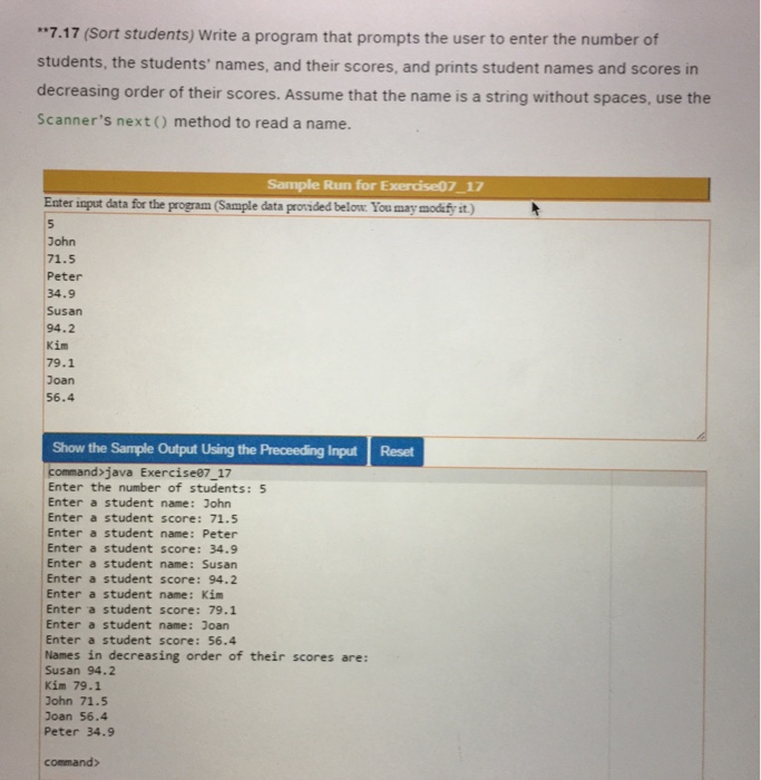 Solved Write a program that prompts the user to enter the | Chegg.com