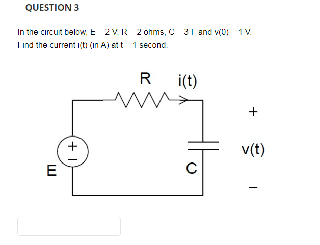 Solved In the circuit below, C1=3 F,C2=1 F,C3=3 F and C4=3 | Chegg.com