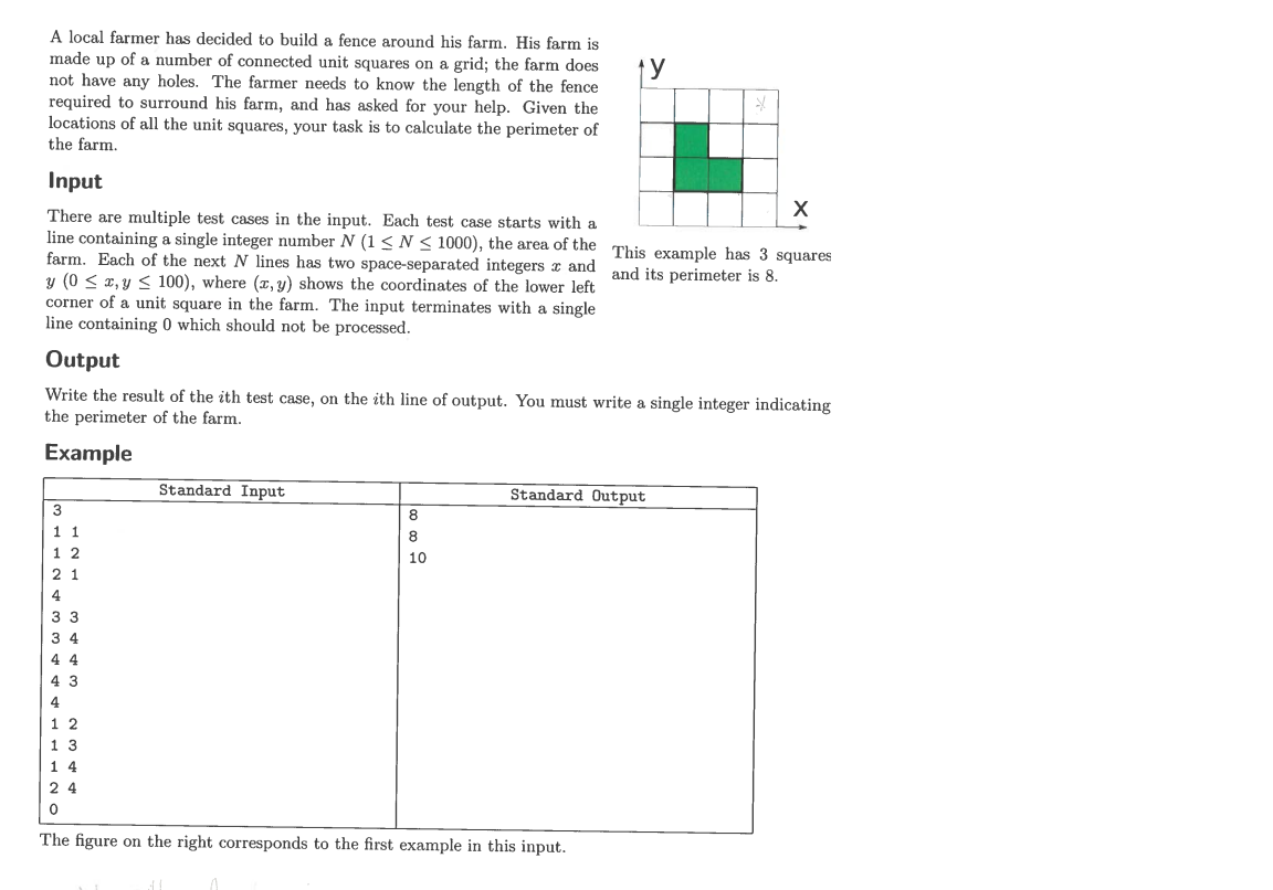 Solved A local farmer has decided to build a fence around | Chegg.com