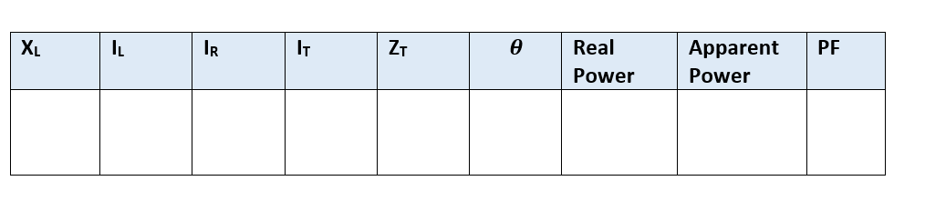 Solved 1. Examine the parallel RL circuit below ( Use VA = | Chegg.com