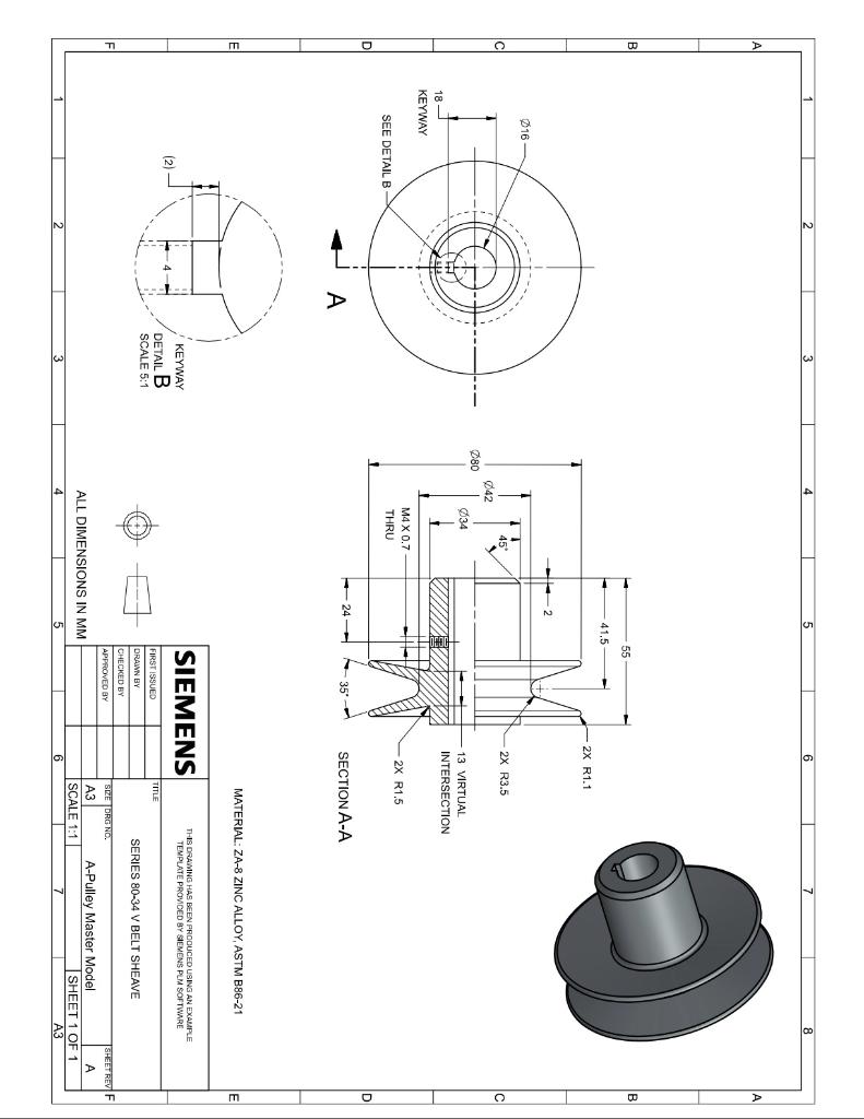 Solved MATERIAL: ZA-8 ZINC ALLOY, ASTM B86-21 | Chegg.com