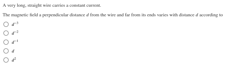 Solved A very long, straight wire carries a constant | Chegg.com