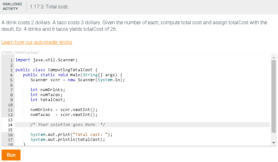 Solved A drink costs 2 dollars. A taco costs 3 dollars. | Chegg.com