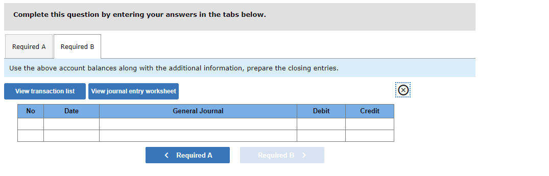 Solved The following list includes selected permanent | Chegg.com