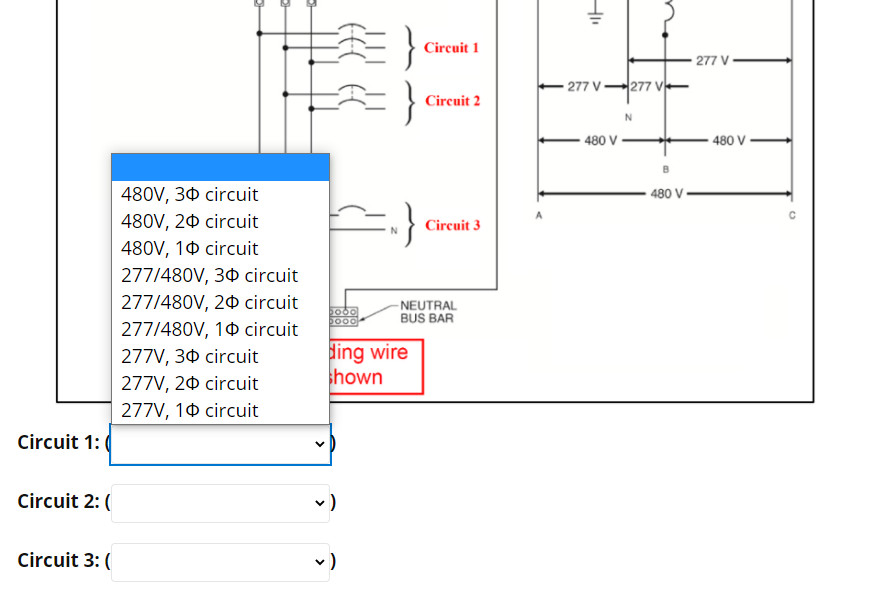 Solved QUESTION 15 For a given 277/480 V, 30, 4-Wire Service | Chegg.com