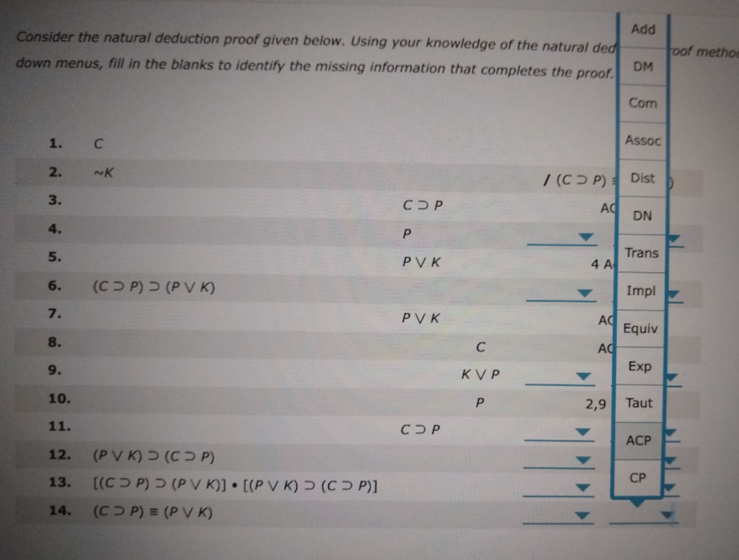 Solved One version of the material equivalence (Equiv) rule | Chegg.com