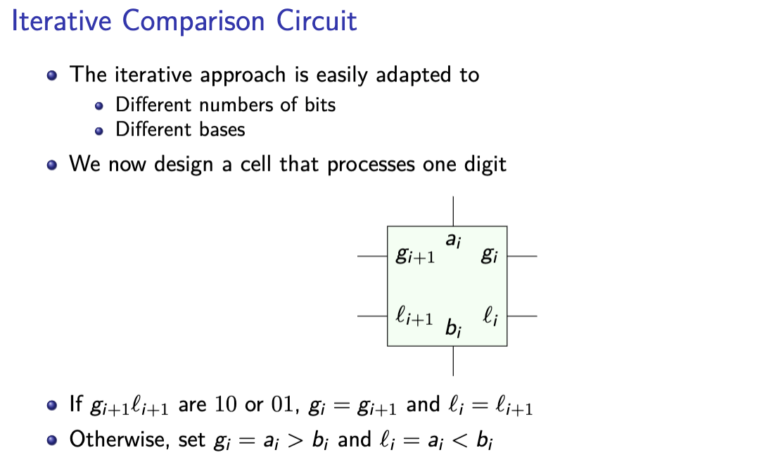 Solved 4. [10 points.] Modify the comparator on Page 64 of | Chegg.com