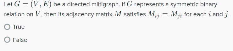 Solved Every complete graph Kn has an Euler circuit. True O | Chegg.com