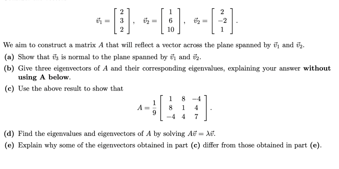 Solved --[1] ----( 2 - 2 We aim to construct a matrix A that | Chegg.com