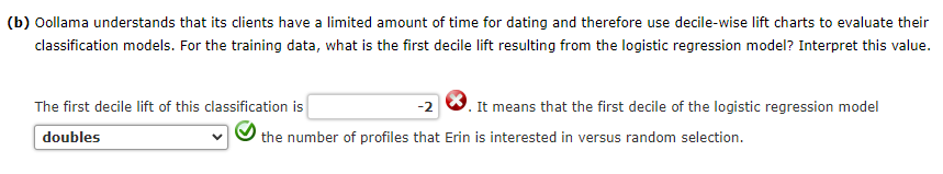 Solved The dating web site Oollama.com requires its users to | Chegg.com