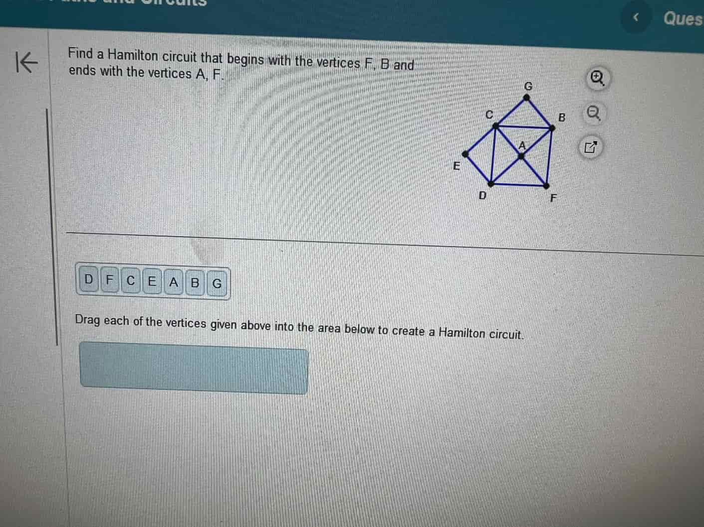 Solved Drag each of the vertices given above into the area | Chegg.com