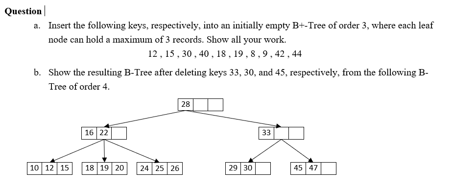 Solved Write your answers to each part of the question in a | Chegg.com
