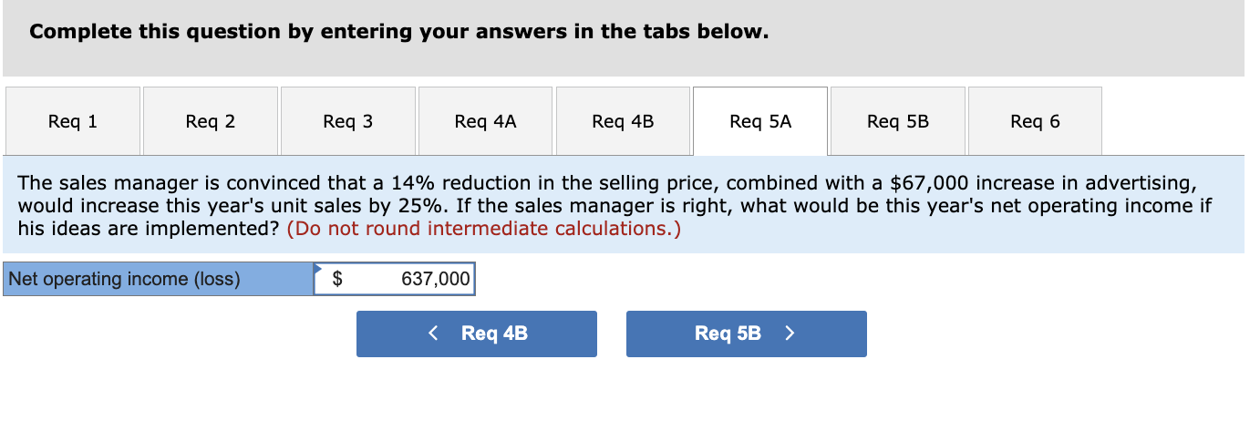 Solved Problem 5-23 (Algo) CVP Applications; Contribution | Chegg.com