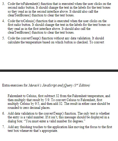 ***JAVASCRIPT*** I need JAVASCRIPT codes for this | Chegg.com