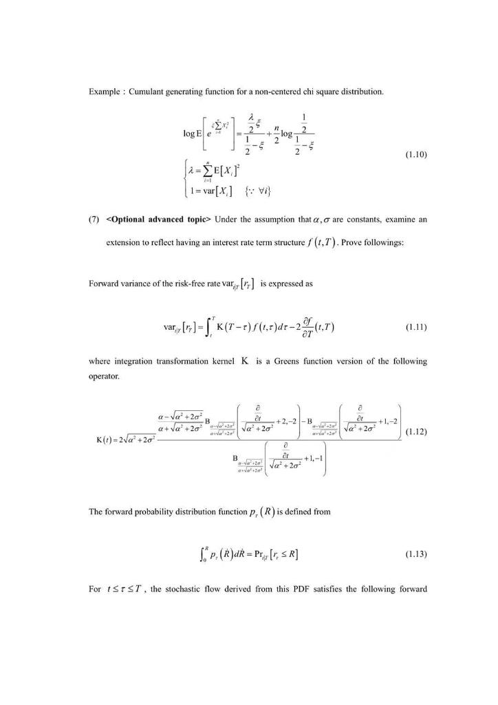 Solved Mathematical Finance Lecture Note 6 1. (Constant | Chegg.com