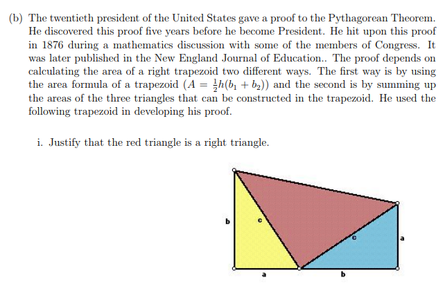 Solved (b) The twentieth president of the United States gave | Chegg.com