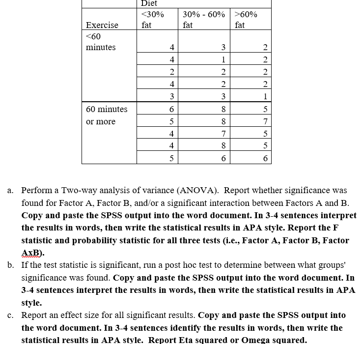 Solved 4. ﻿A researcher is interested in studying the effect | Chegg.com