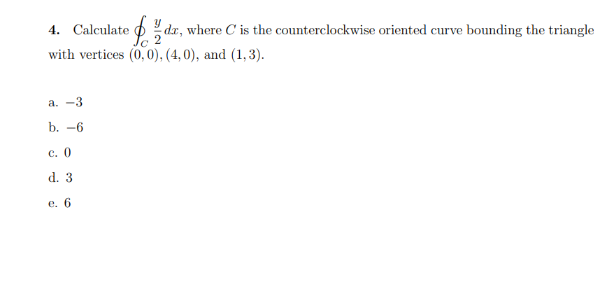 Solved 4. Calculate ∮C2ydx, where C is the counterclockwise | Chegg.com