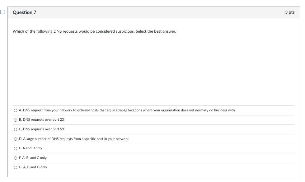 Solved Question 5 3 pts OWASP top ten web application | Chegg.com