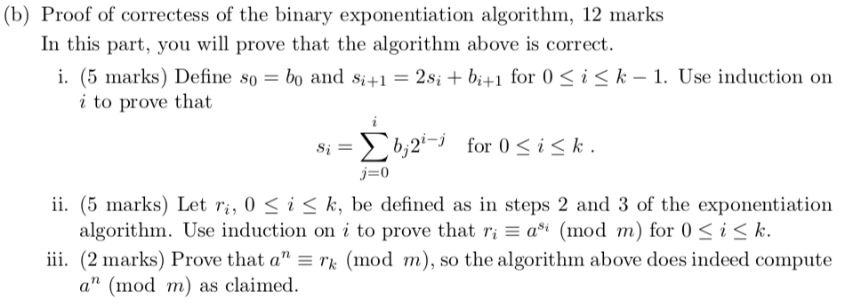 Problem 2 Rsa And Binary Exponentiation 24 Marks 