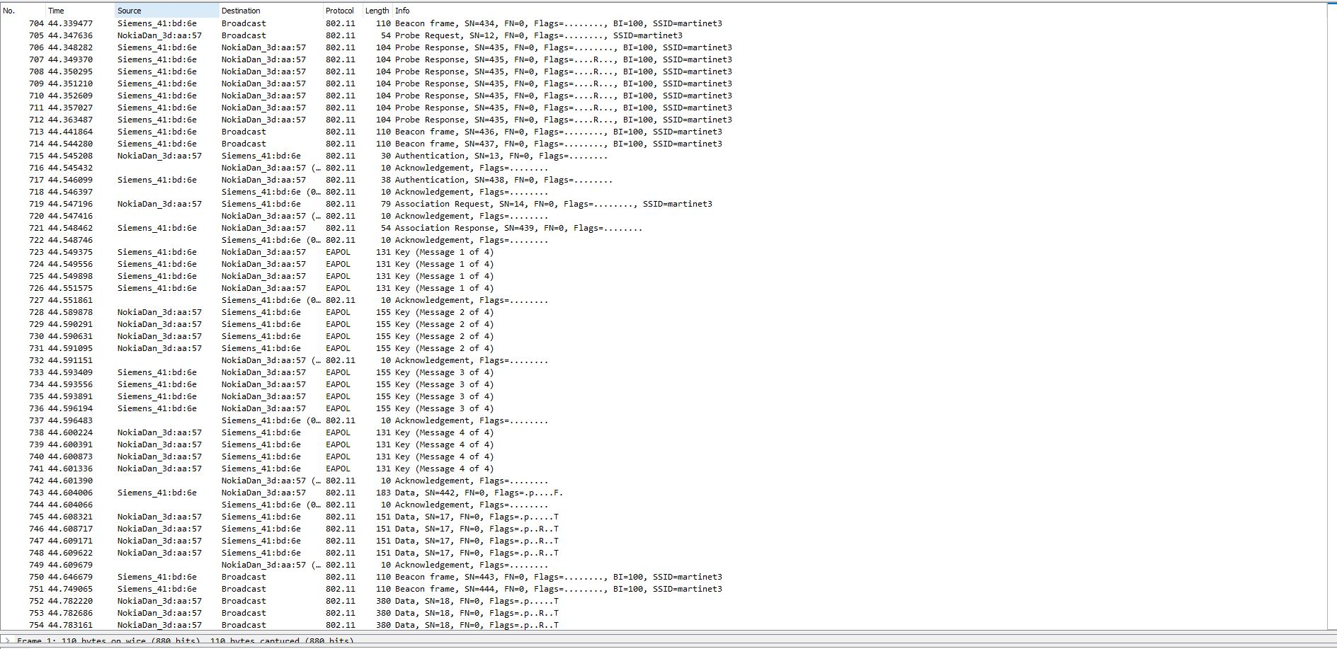 Solved Review the first capture file (Nokia) and determine | Chegg.com