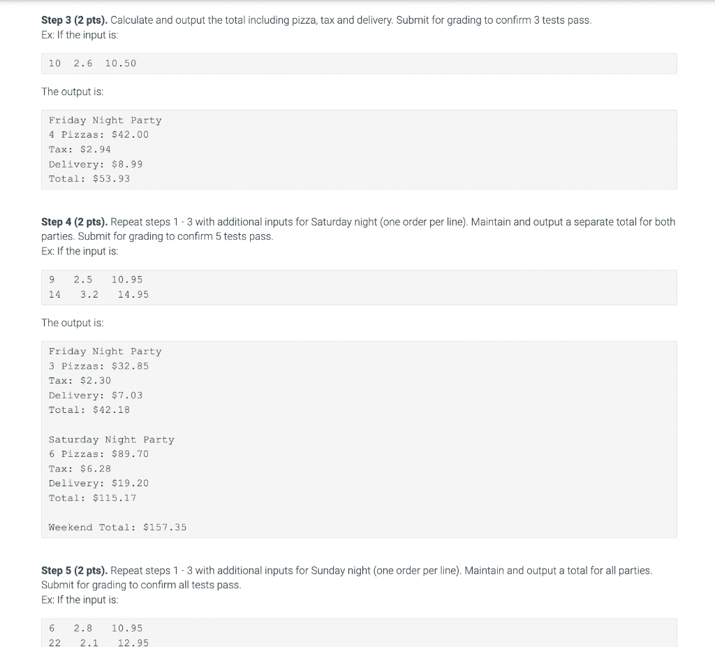 Solved Program Specifications. Write a program to calculate | Chegg.com