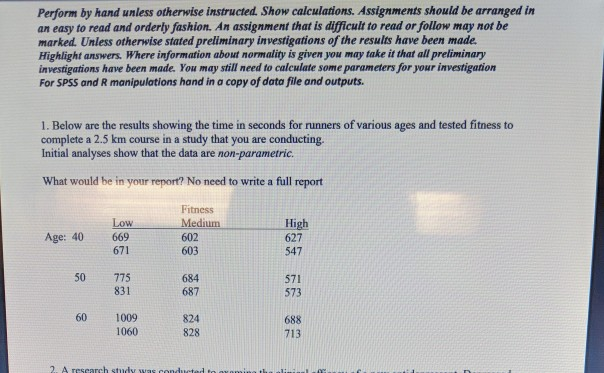 Solved Perform by hand unless otherwise instructed. Show | Chegg.com