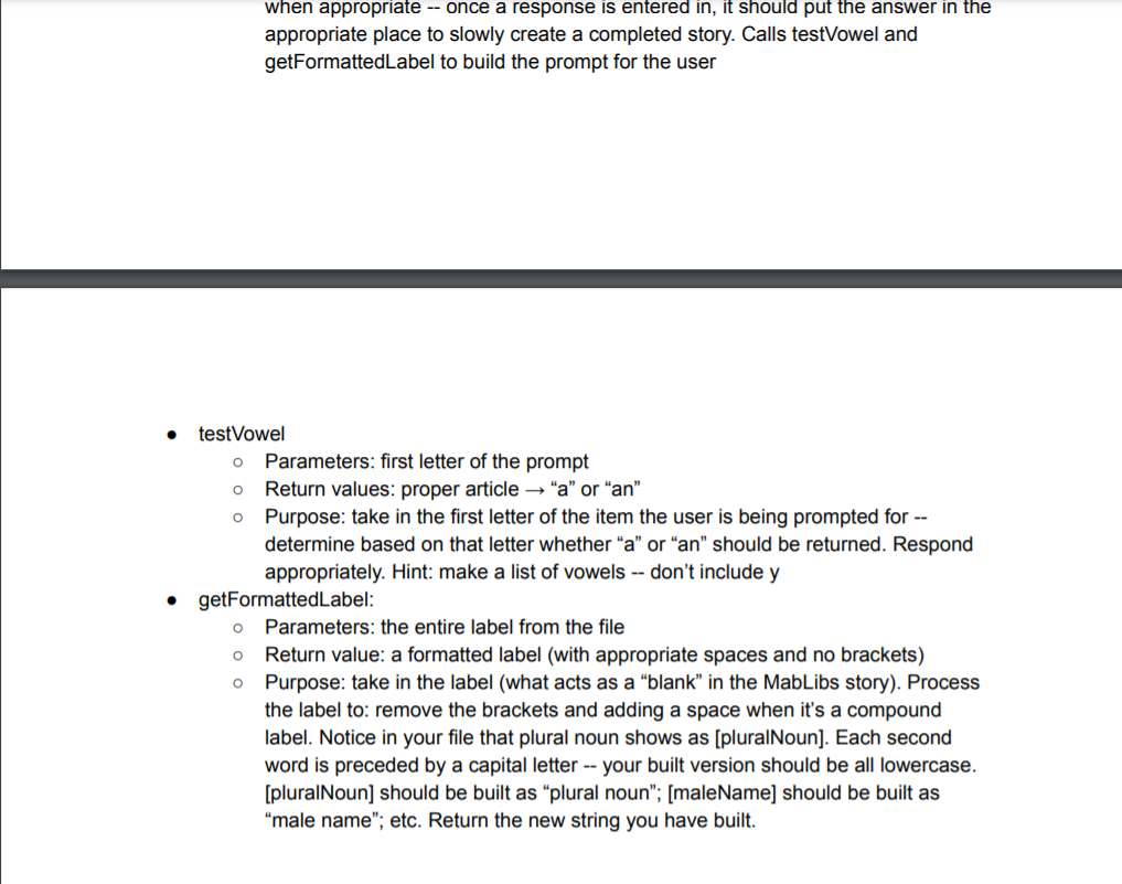 Solved Objectives: Practice using strings and lists Continue | Chegg.com