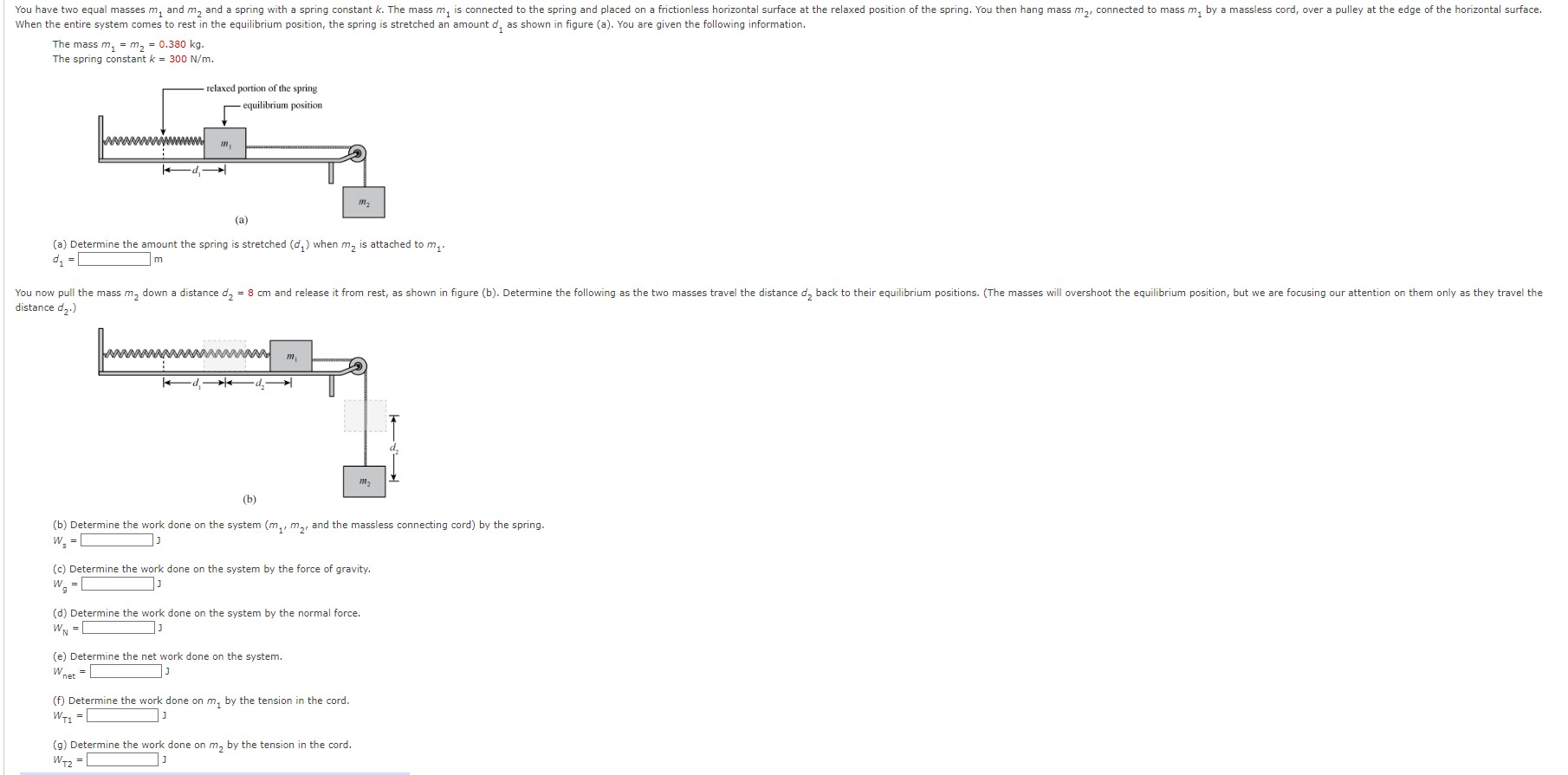 Solved 23)When the entire system comes to rest in the | Chegg.com