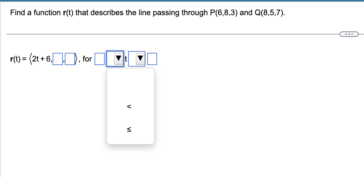 Solved Find a function r(t) that describes the line passing | Chegg.com