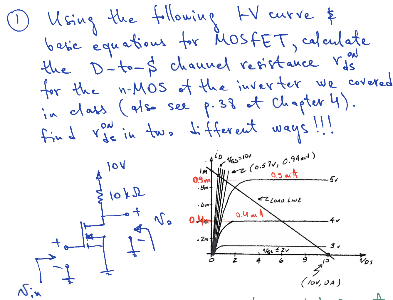 Solved -Using the following HV ﻿curve $basic equations for | Chegg.com