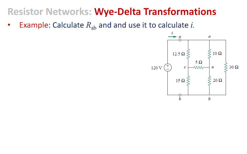 Solved Resistor Networks: Wye-Delta Transformations Example: | Chegg.com