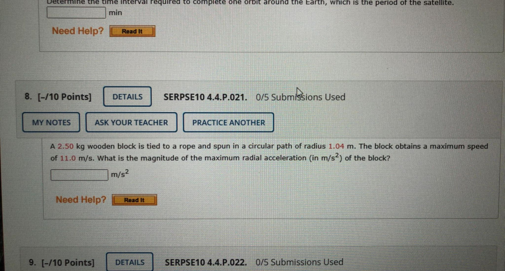 Solved Determine the time interval required to complete one | Chegg.com