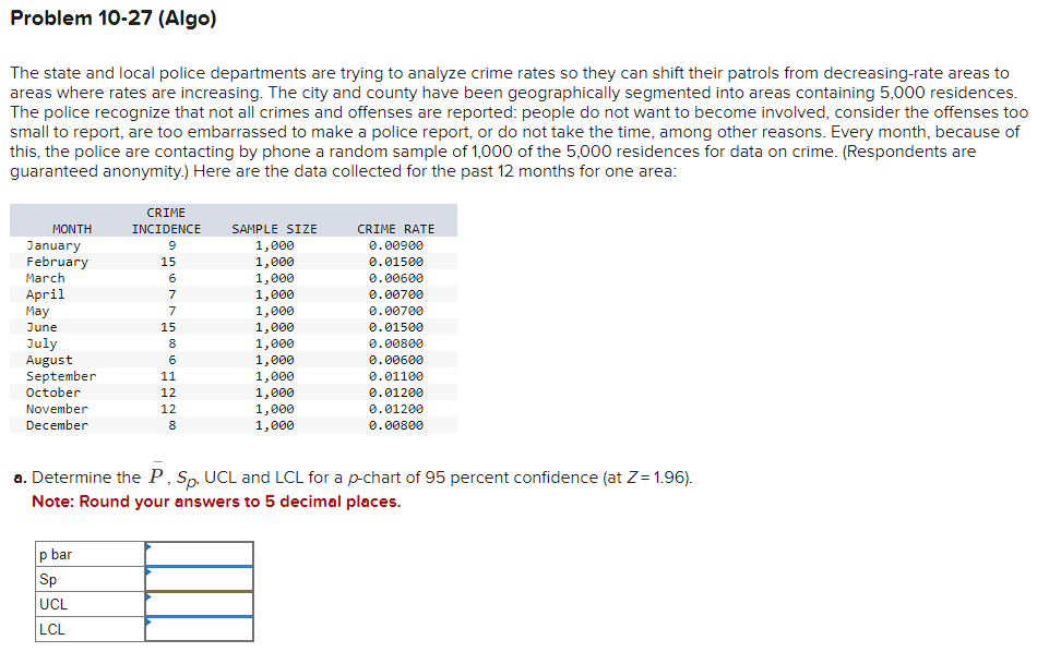Solved The state and local police departments are trying to | Chegg.com