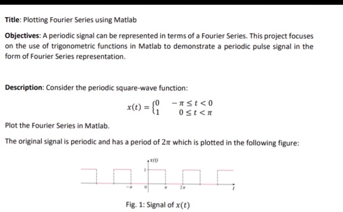 Solved Can someone help me create the matlab code for this? | Chegg.com