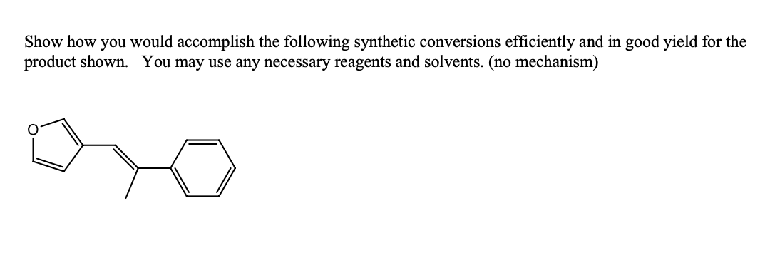 Solved Show how you would accomplish the following synthetic | Chegg.com