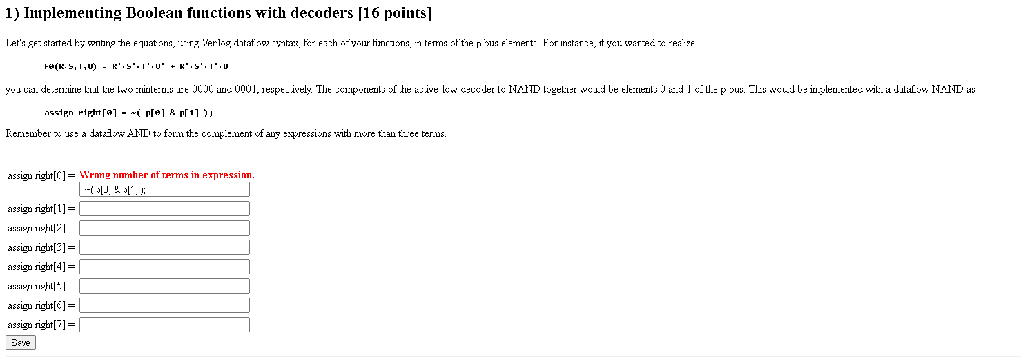 Implementing the complement of a function The | Chegg.com