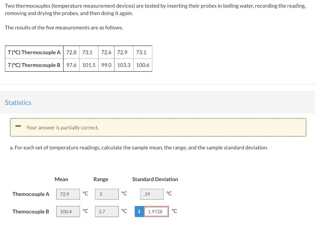 Solved Two thermocouples (temperature measurement devices) | Chegg.com