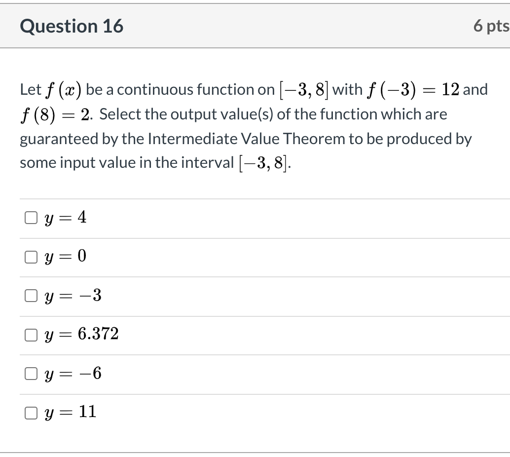 Solved Use the graph of the function f (x) given below to | Chegg.com