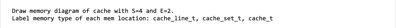 Solved CS354 p4B Worksheet: For given cach config, determine | Chegg.com
