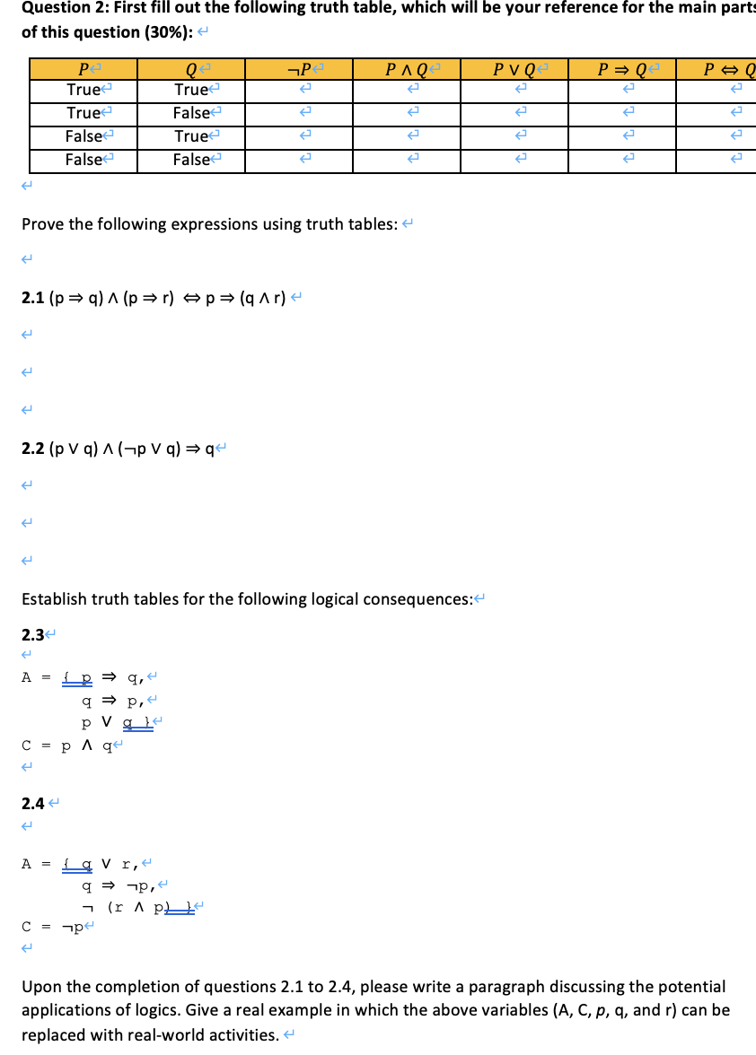 Solved Question 2: First fill out the following truth table, | Chegg.com