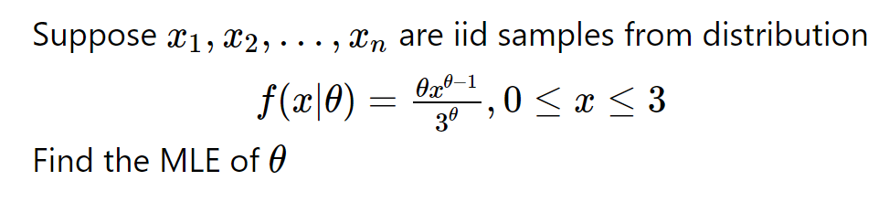 Solved Suppose x1,x2,…,xn are iid samples from distribution | Chegg.com