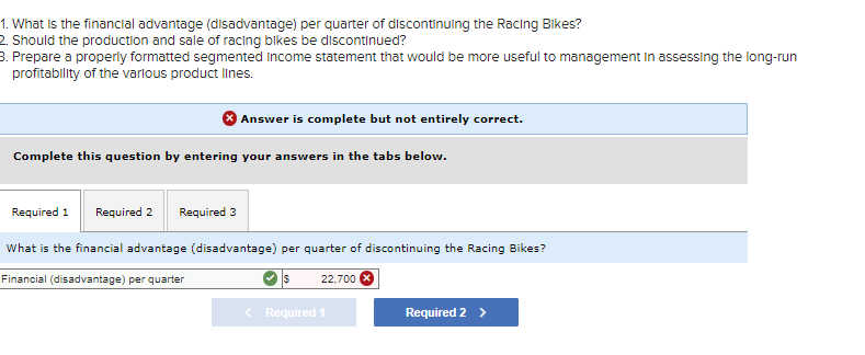 Solved Exercise 6-2 (Algo) Dropping or Retaining a Segment | Chegg.com