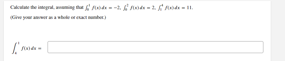 Solved \r\nCalculate the integral, assuming that \\( | Chegg.com