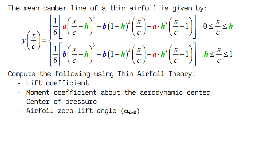 Solved if nedded a2= 5.3 a1= -3.4 h= 0.37 b= 0.294 a= | Chegg.com